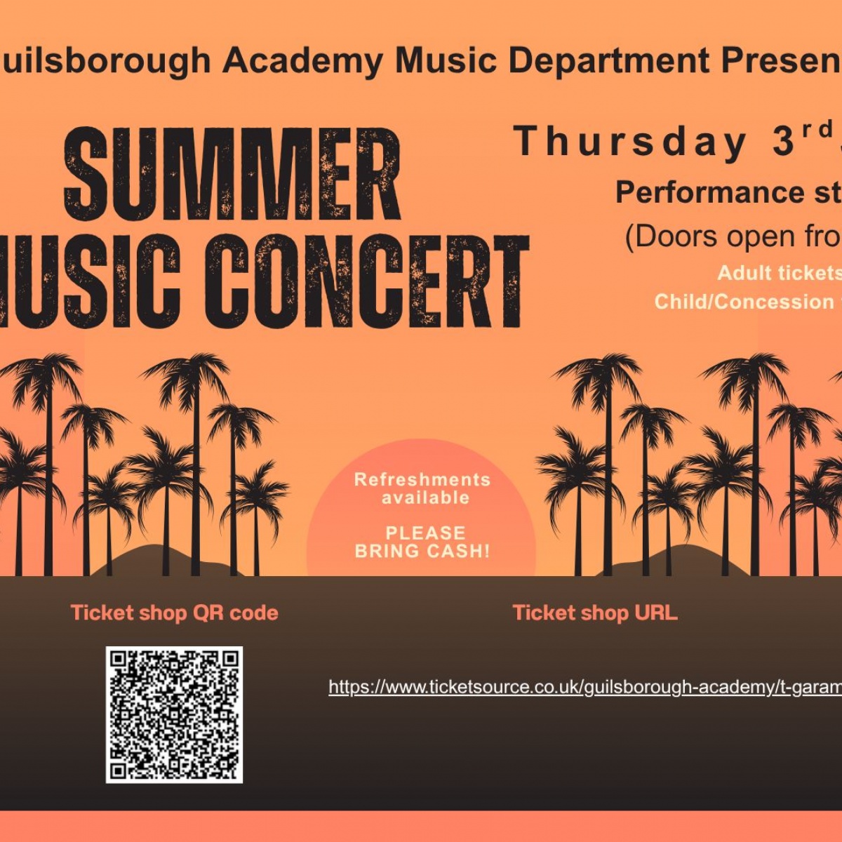 Guilsborough Academy - Book our Summer Music Concert