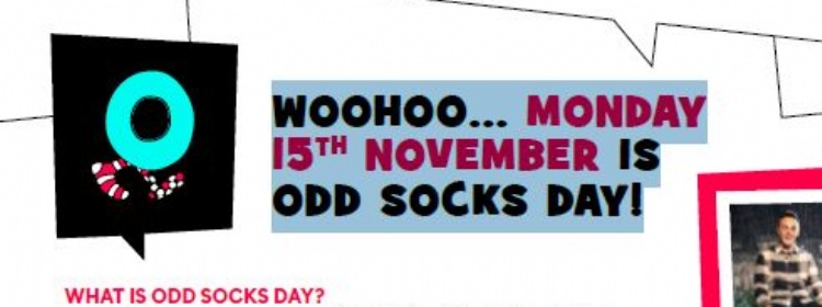 Guilsborough Academy - WOOHOO… MONDAY 15TH NOVEMBER IS ODD SOCKS DAY!